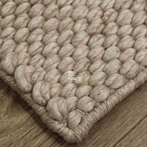Buy Drake Wool/Viscose Rug - Linen By Bayliss Rugs | Fast shipping ...